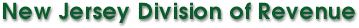 N.J. Department of Treasury - Division of Revenue, On-Line Inquiry